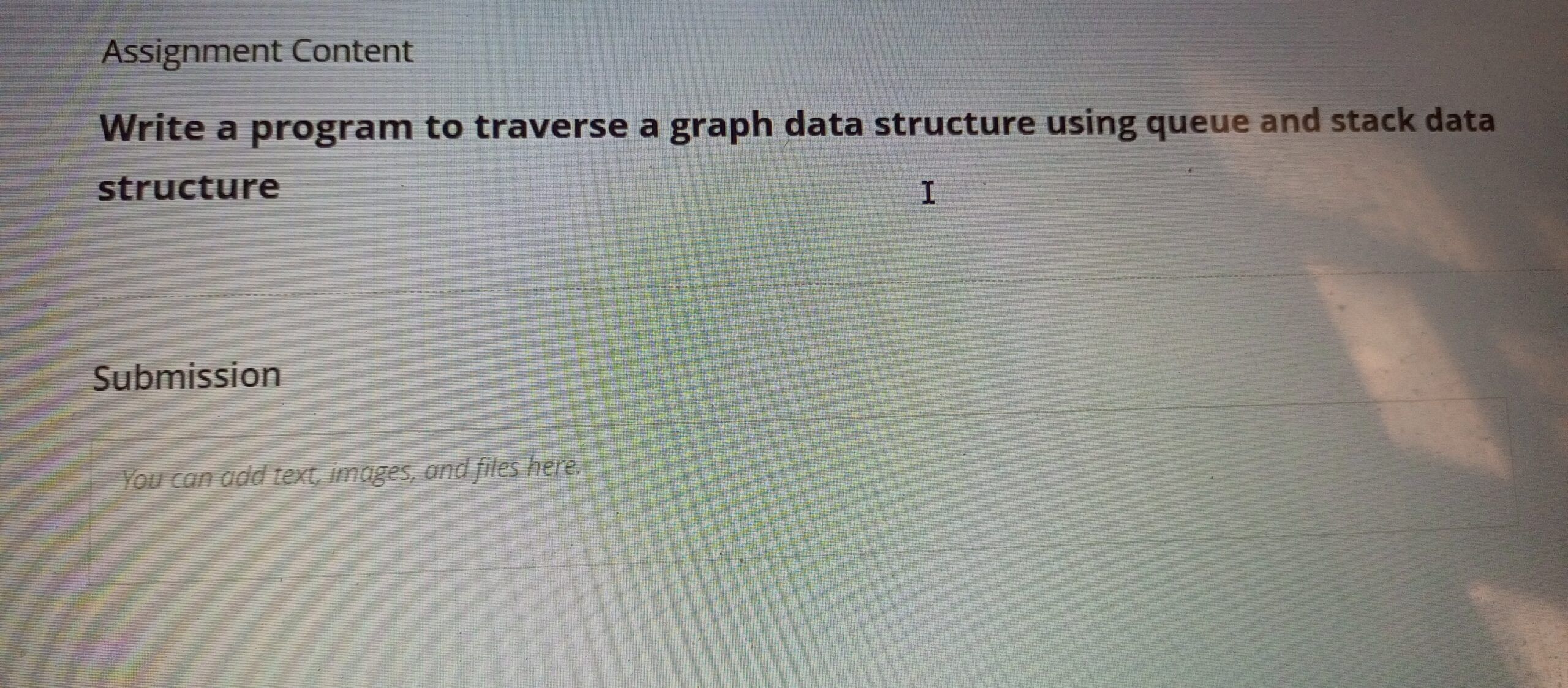 Write A Program To Traverse A Graph Data Structure Using Queue And Stack Data Structure SIKSHAPATH