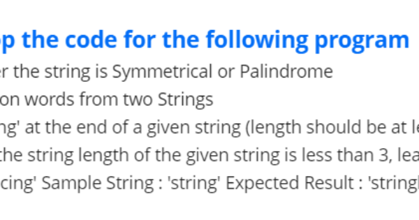 Python Program To Check Whether The String Is Symmetrical Or Palindrome Python Program To Find